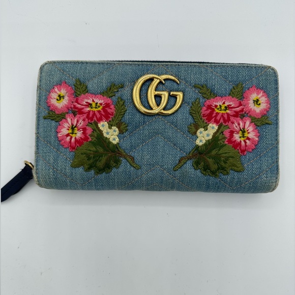 Gucci | Bags | Gucci Limited Edition Japan Exclusive Denim Marmont ...